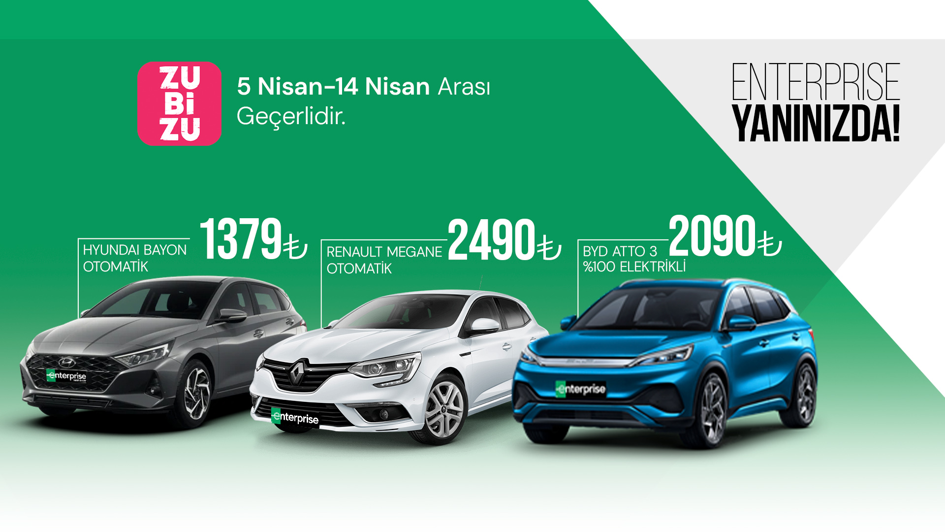 Zubizu Kullanıcılarına Özel Fırsatlar | Enterprise